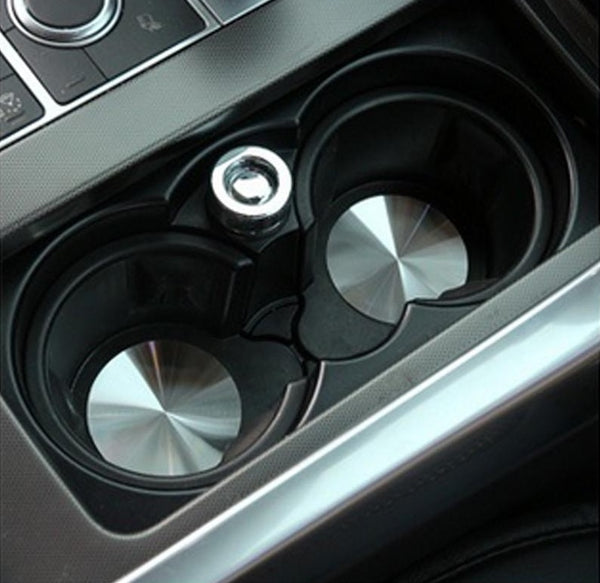 Silver Aluminium Cup Holder Inserts Coasters for Honda Element 2003, 2 ...